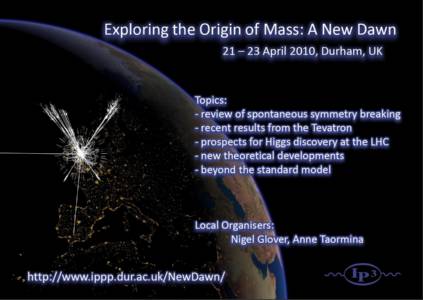 Exploring the Origin of Mass: A New Dawn